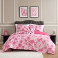 Betsey Johnson Sketch Toile Solid Reversible Full/Queen Comforter Set ...