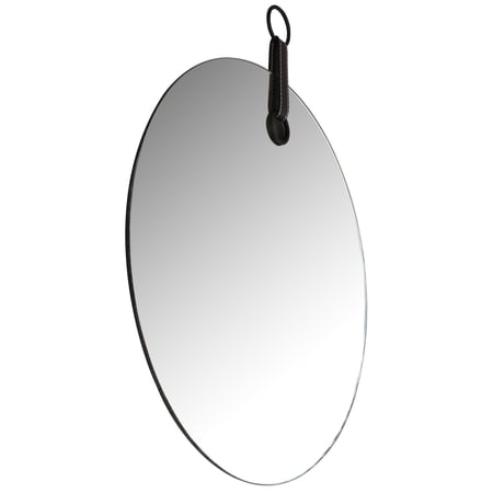Mirrorize.ca, 19" DIA Elegant Frameless Plain Round Mirror | Black ...