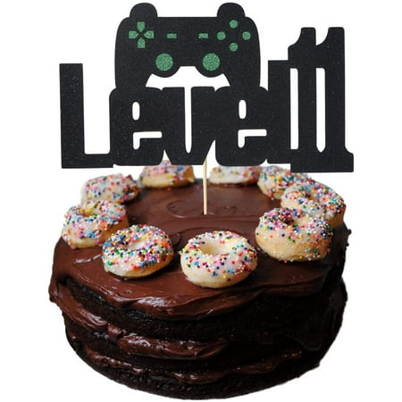 Level Up 11 Video Game Cake Topper for 11th Video Game Theme Birthday ...