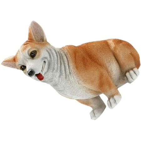 HISRFOCSP Resin Corgi Figurine Piggy Bank Lovely Dog Stature Coin ...