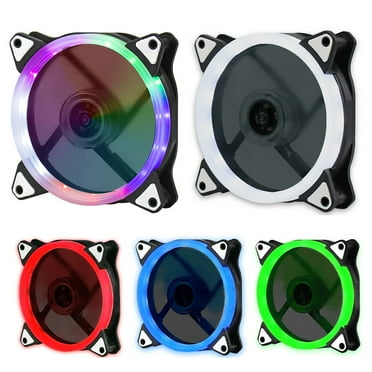 Vetroo 120mm Blue 15-LEDs Cooling Fan for Computer PC Cases, CPU ...