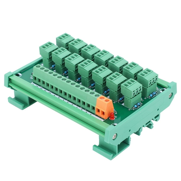 NPN PNP Terminal Block, Capture Card 14-Channel Terminal Block DIN Rail ...