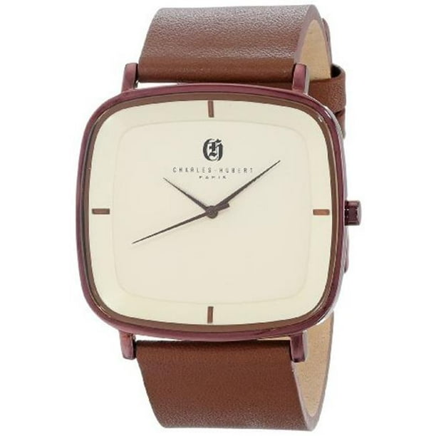 Unitron Enterprise 3945-A Brown IP-Plated Champagne Dial Quartz Watch ...