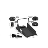 Luku 1.5HP Folding Dog Running Machine, Small Dog Treadmill, Dog Pacer ...