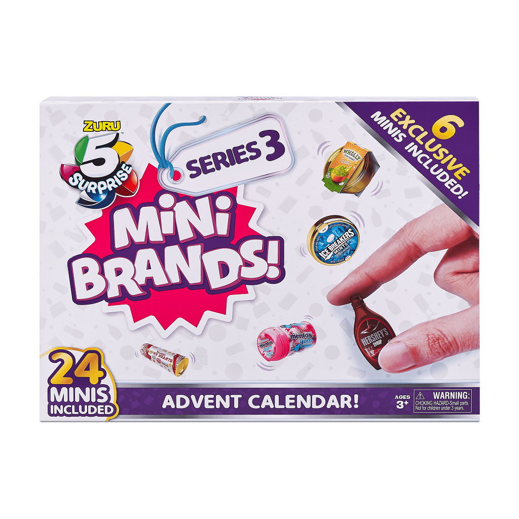 5 Surprise Mini Brands Series 3 Limited Edition 24-Surprise Pack with 6 ...
