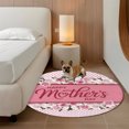 4ft Round Rug Happy Mother's Day Area Rugs for Living Room Bedroom ...