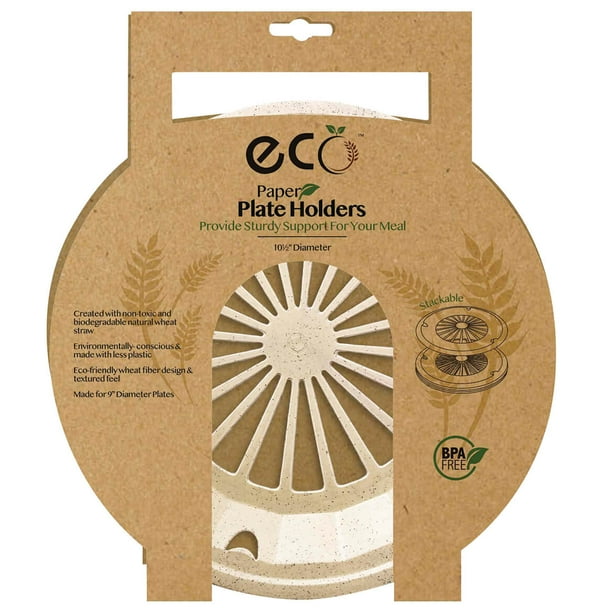 Eco Paper Plate Holders, Crafted With BPA-Free Polypropylene, Kitchen ...