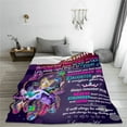 Fuzzy Lap Blanket To My Daughter Never Feel That You Are Alone Blanket