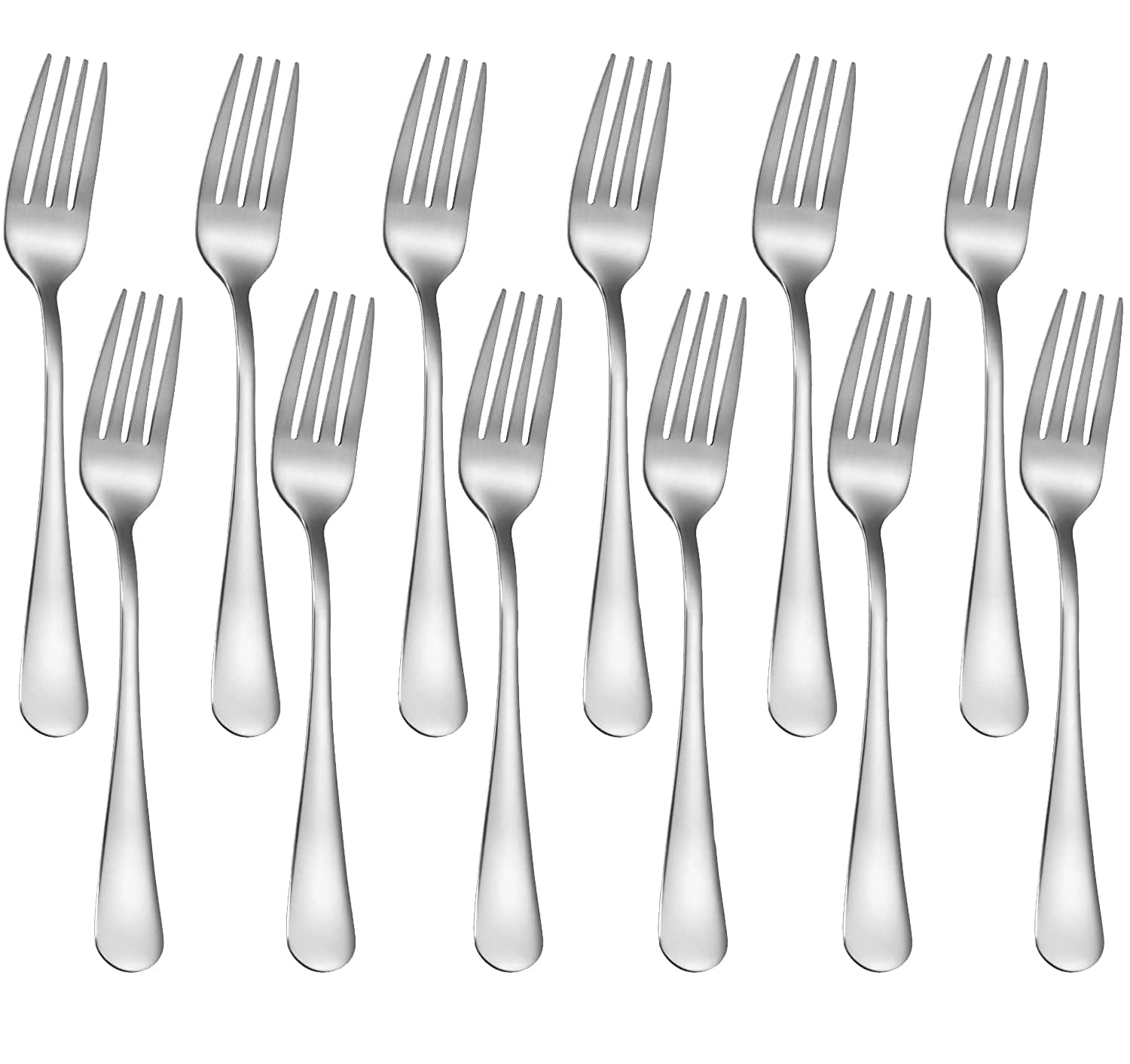 Dinner Forks, 12 Pcs Forks, Premium Food Grade Stainless Steel ...