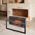 36 inch Infrared Electric Fireplace with Removable Trim kit Insert ...