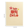 3D Mothers Day Best Mom Greeting Card Holiday Gift Decorations Supplies ...
