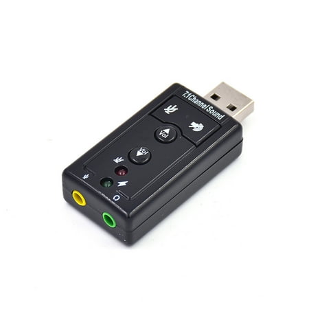 TILIYHELLO Analog 7.1-channel dynamic sound external USB sound card ...