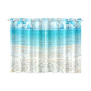 Beach Theme Window Curtains