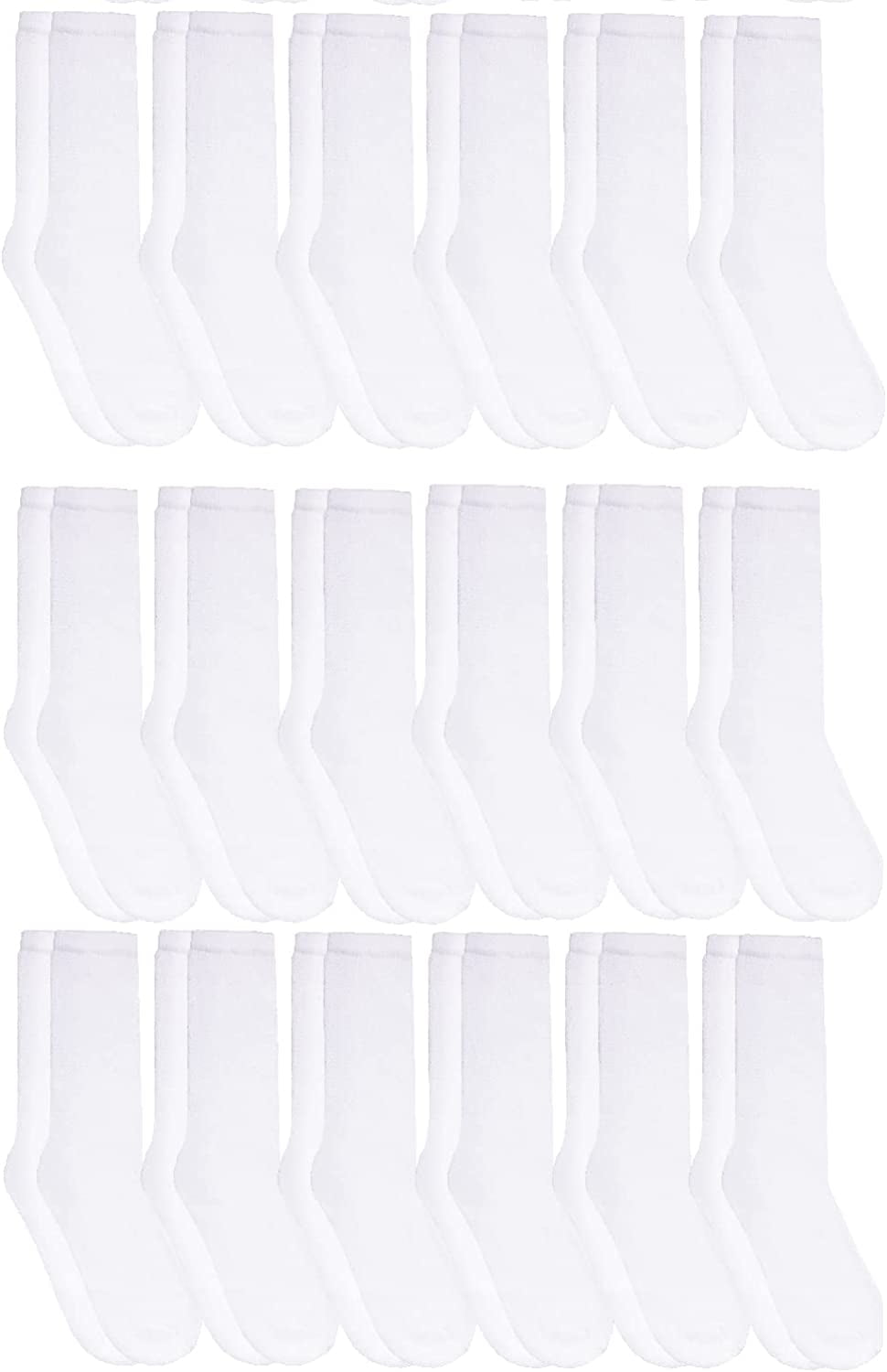SOCKS'NBULK 6 Pairs Womens Loose Fit Non-Binding Soft Cotton Diabetic ...