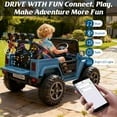 2 Seater Ride on Car Toy for Kids, 24V 4x4 Ride-on Truck, w/Parent ...