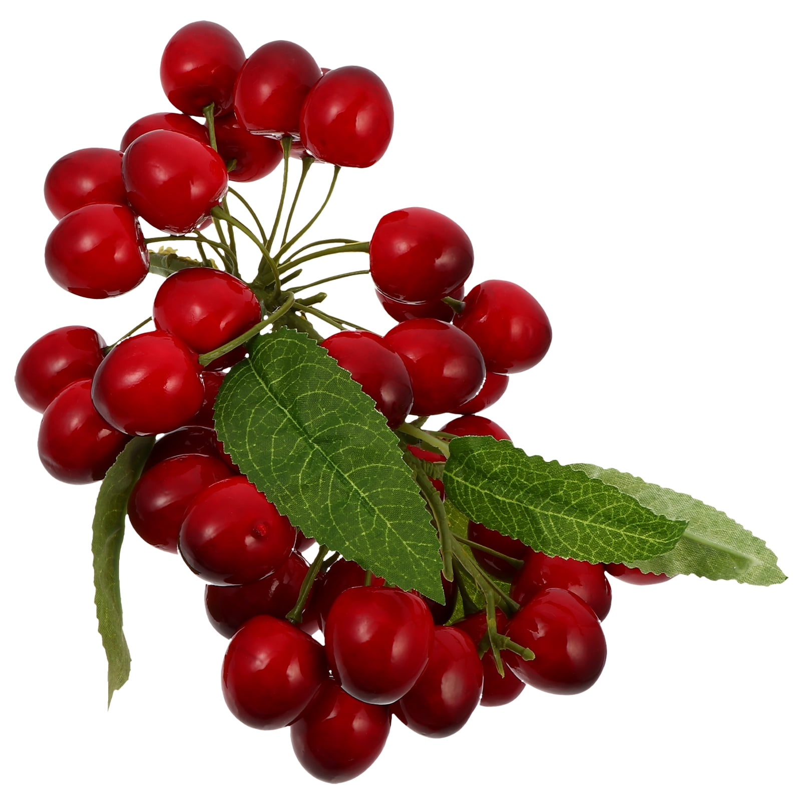 NUOLUX Fruit Cherry Cherries Fake Lifelike Decoration Artificial Props ...