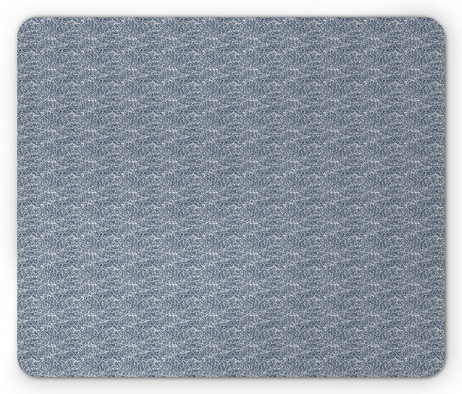 Abstract Mouse Pad, Monochromatic Design Mosaic Look Artistica Ocean ...