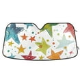 Colorful Stars Automotive Front Car Windshield Sun Shade Reflector ...