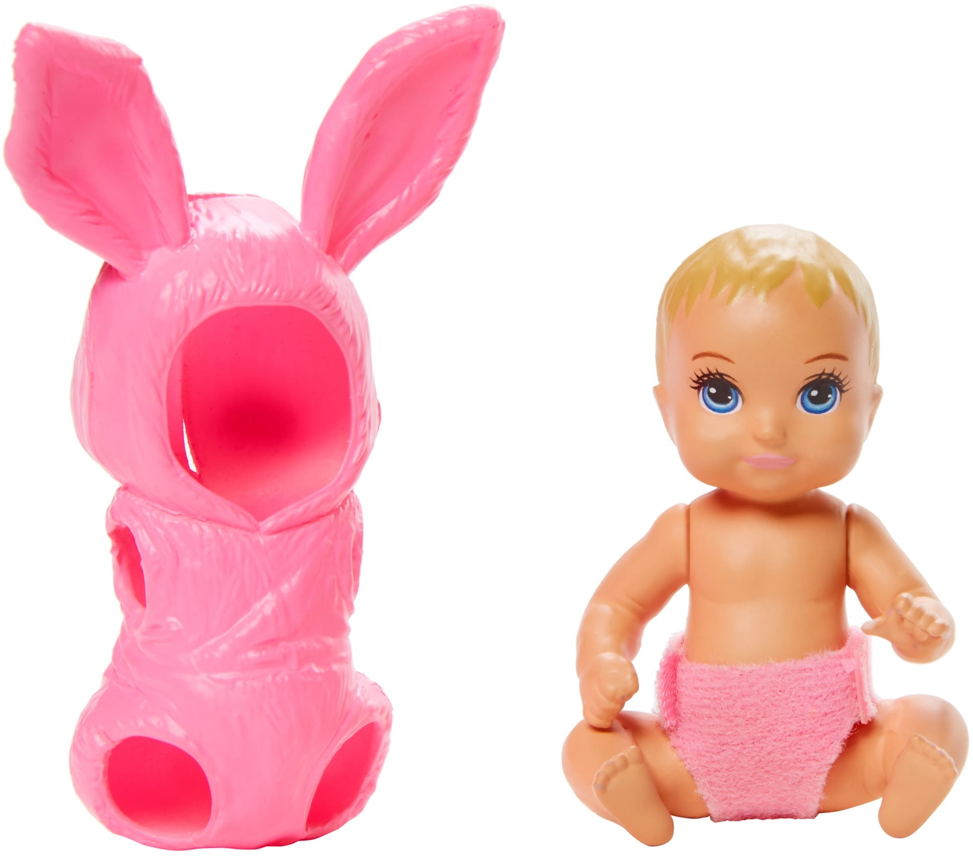 Barbie Skipper Babysitters Inc Baby Doll With Removable Pink Bunny Barbie Skipper Babysitters Inc Baby Doll With Removable Pink Bunny
