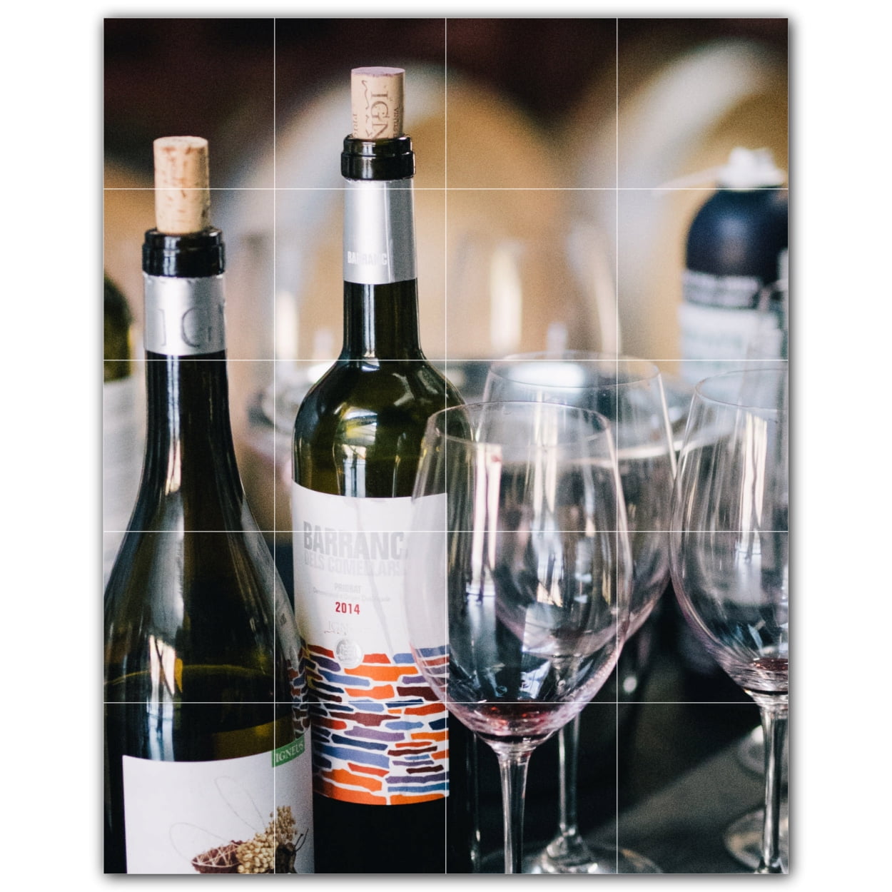 Picture-Tiles.com: Wine Ceramic Tile Wall Mural WAL501212-45M. 24"W x ...