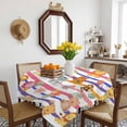 Cartoons Animals Lions Camels Table Cloth 54x54in, Waterproof Square ...