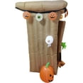 6FT Halloween Animated LED Airblown Inflatable Spooky Outhouse, Haunted ...