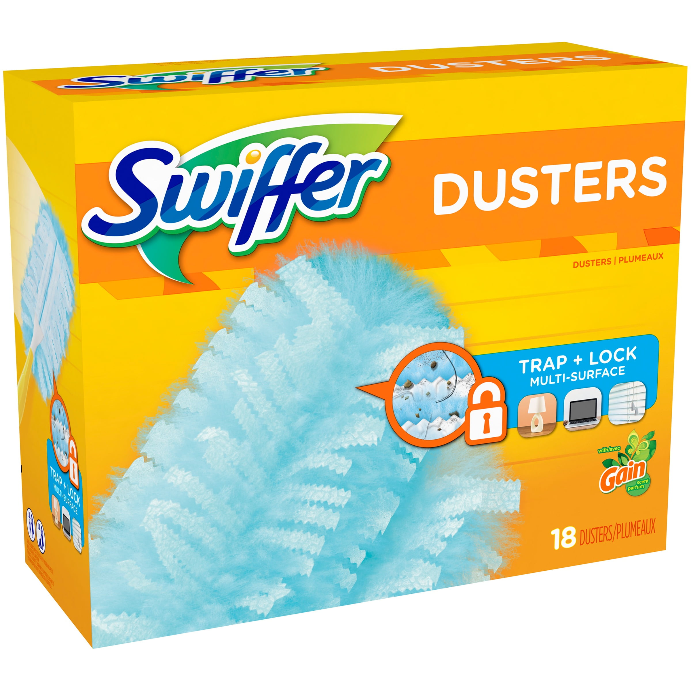 Swiffer Dusters Multi-Surface Duster Refills, with Gain Original Scent ...