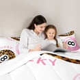 Castle Fairy Vintage Billiards Queen Comforter Set 3 Pieces, Leopard ...