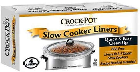 Crockpot Slow Cooker Liner - 4 liners 13In x 20.30In - Walmart.com