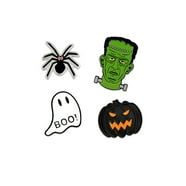 PinMart's Glow In The Dark Ghost Halloween Boo Spooky Enamel Lapel Pin ...