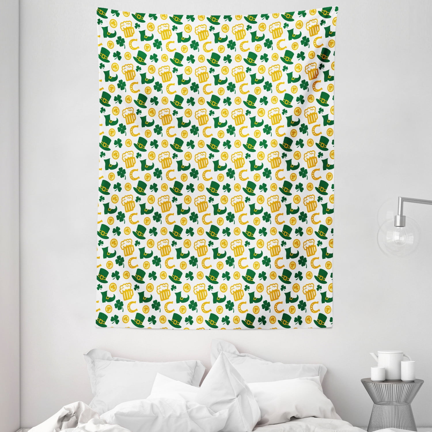 Irish Tapestry, Happy St. Patrick's Day Concept Pattern with ...