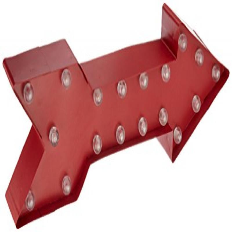 Glitzhome Battery Operated Marquee LED Lighted Arrow Sign, 15.98" by 5. ...