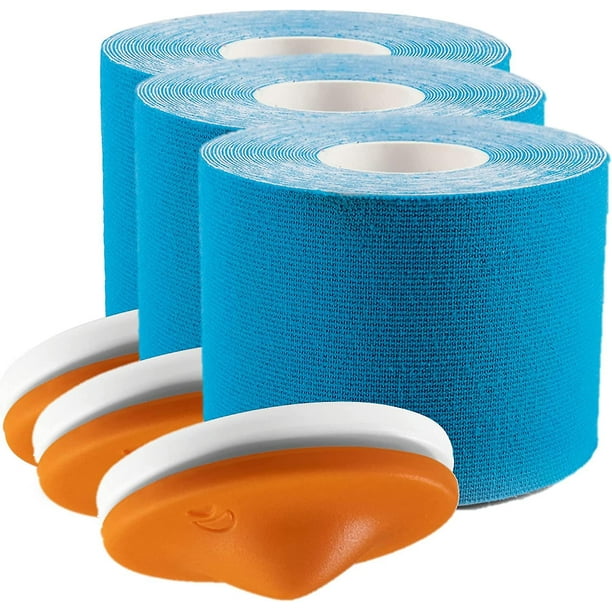 3 Rolls Kinesiology Tape Including Trigger Button, Make Tensions ...