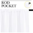 YISIGE-RV Curtains for Camper Windows, White Curtains for Kitchen ...