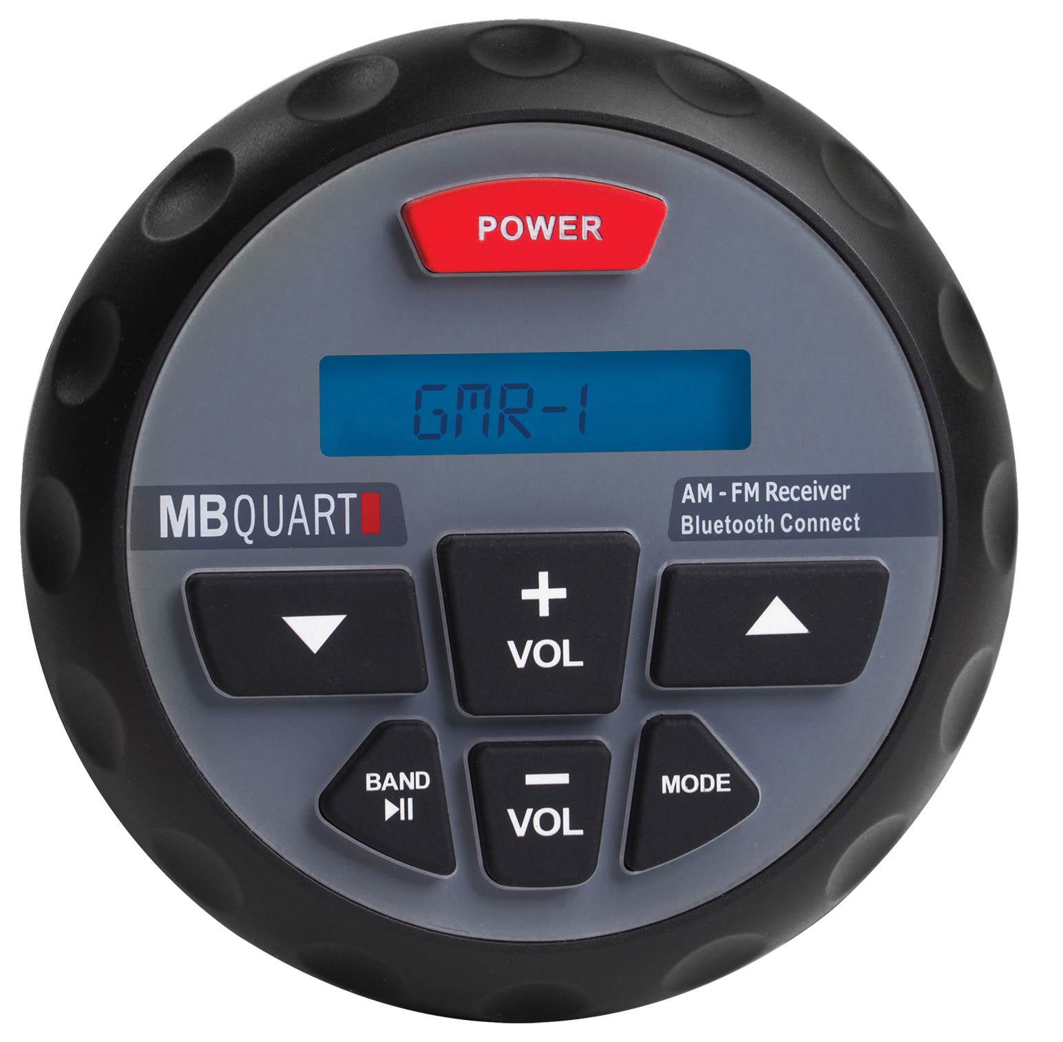 MB Quart GMR-1 Nautic Series GMR In-Dash Bluetooth-Enabled Gauge Mount ...