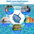 Innens Swimming Pool Net Leaf Rake Mesh Skimmer w/Telescopic Pole Pools ...