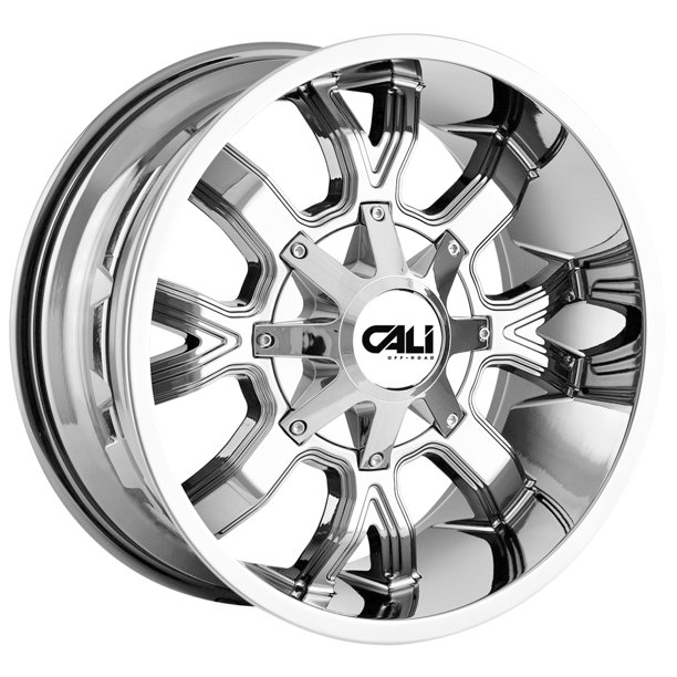 Cali Off-Road 9104 Dirty 22x10 8x180 -19mm PVD Wheel Rim 22" Inch ...