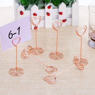 Ronteda Table Number Holders 20Pcs - 2 Inch Mini Table Number Stands ...