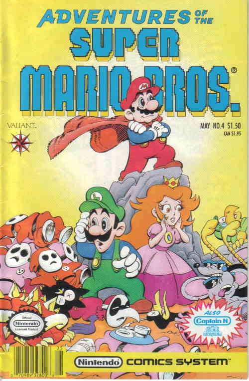 Adventures of the Super Mario Bros. #4 VF ; Valiant Comic Book ...