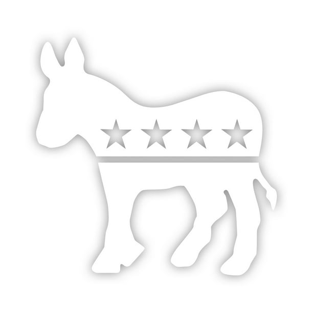 Democrat Logo Sticker Decal Die Cut - Self Adhesive Vinyl ...