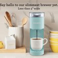 Keurig K-Mini Single Serve Coffee Maker, Evergreen, 6-12oz Brew Sizes ...