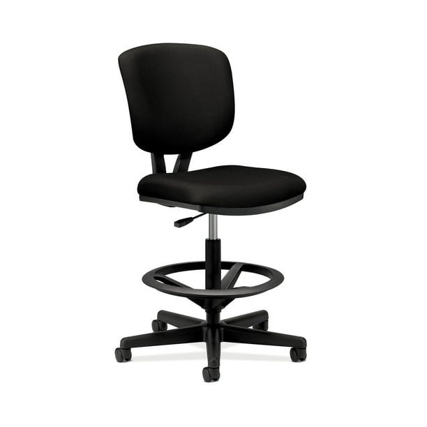 HON Volt Task Stool Chair, Armless, in Black (H5705) - Walmart.com