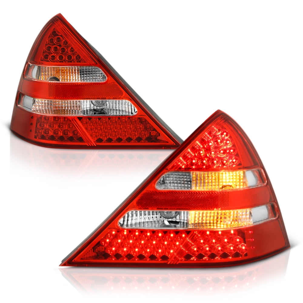 VIPMOTOZ Red Lens LED Tail Light Lamp Assembly For 1998-2004 Mercedes ...