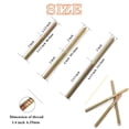 24 Pack 1/4-20" Hanger Bolts 3 Sizes Long Double Headed Bolts Wood ...