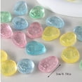 0.8" Sparkling Glow in The Dark Rocks Outdoor Decorative Stones Glowing ...