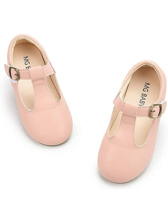 Felix & Flora Girls Gold Dress Shoes Mary Jane Ballet Flats Party ...