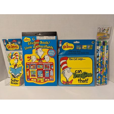 Dr Seuss Theme Day 4-Piece Bundle. Early Childhood Teaching Materials ...