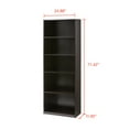 Mainstays 5-Shelf Bookcase with Adjustable Shelves, Espresso - Walmart.com