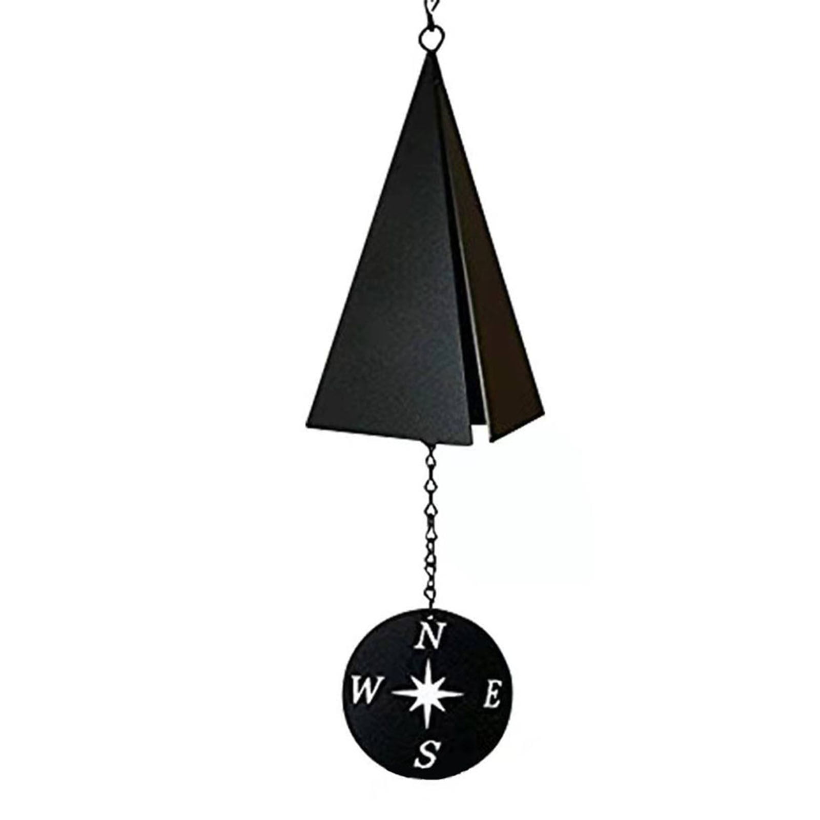 Metal Triangle Wind Chimes Bell Outdoor Yard Garden Home Ornament ...