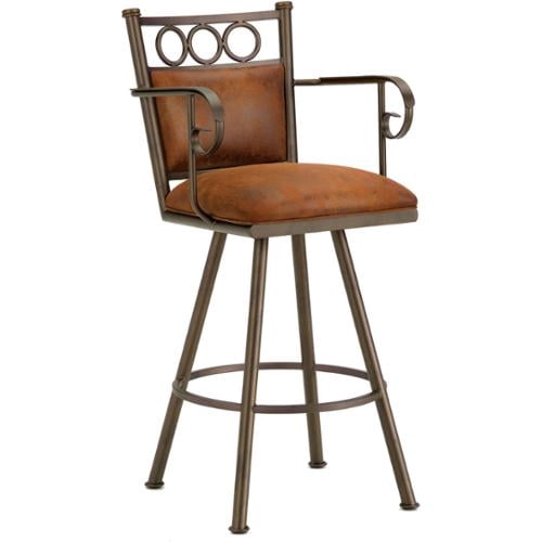 DFI Waterson Comfortable 30' Height Swivel Bar Stool with Padded ...